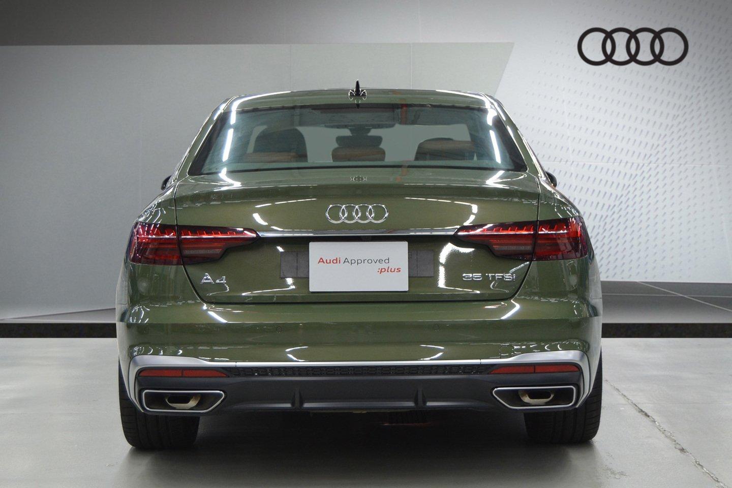 Audi A4 Sedan 2023 | Green | Audi Approved :plus | Saudi Arabia