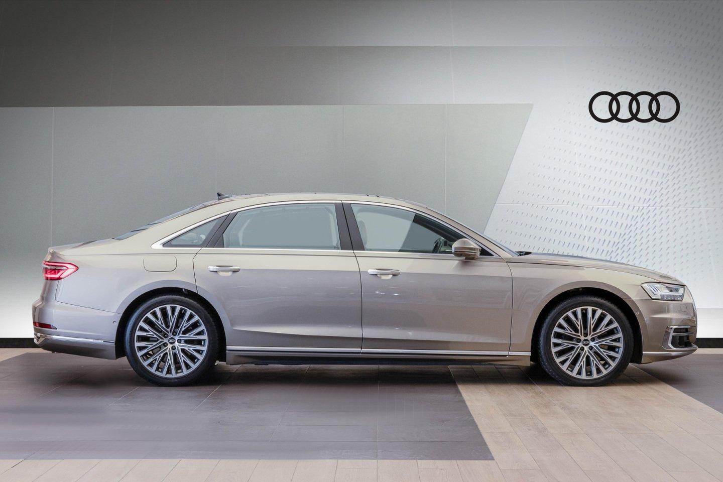 Audi A8 L 2021 | Beige | Audi Approved :plus | Saudi Arabia