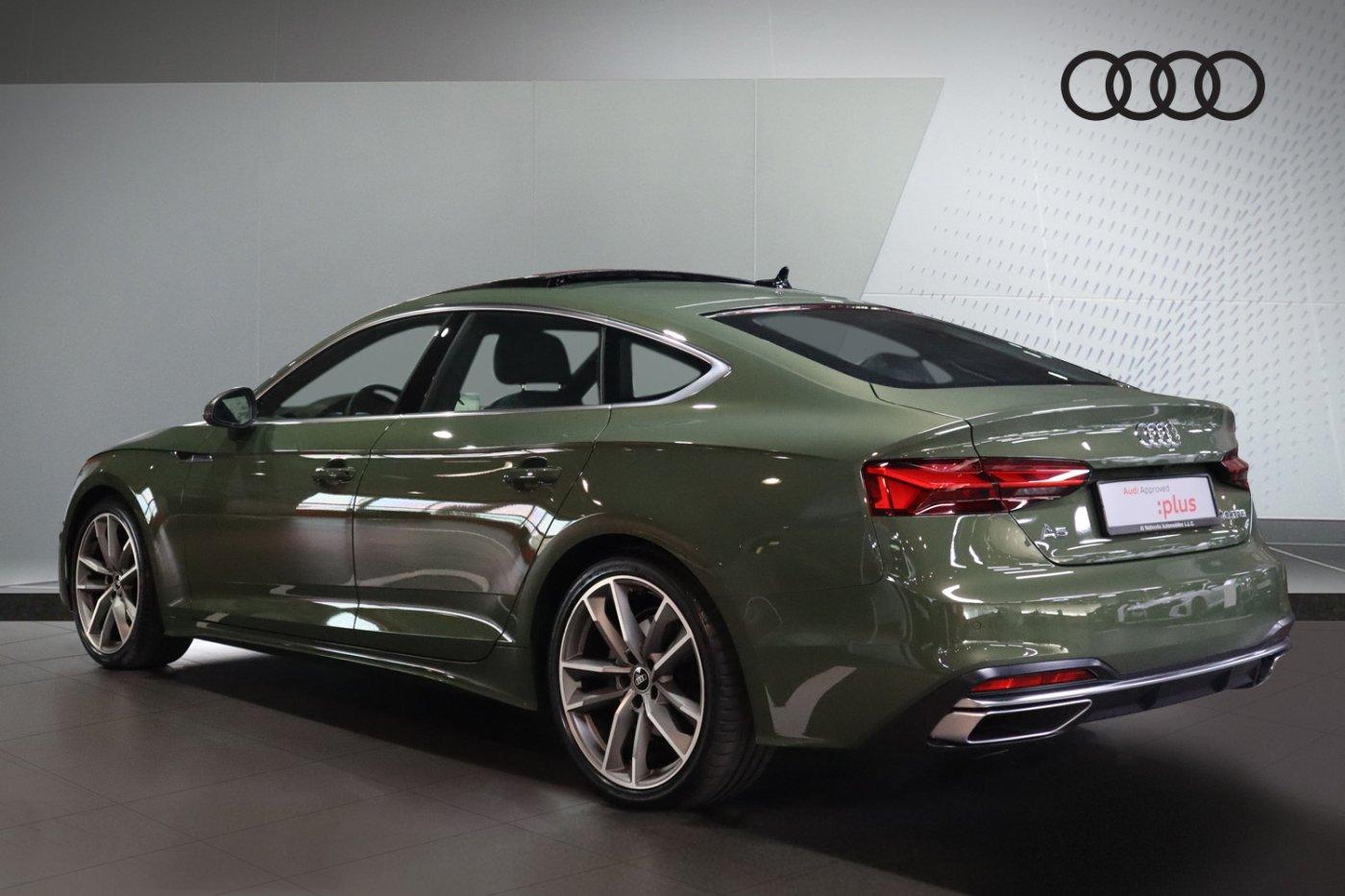Audi A5 Sportback 2023 | Green | Audi Approved :plus | Dubai