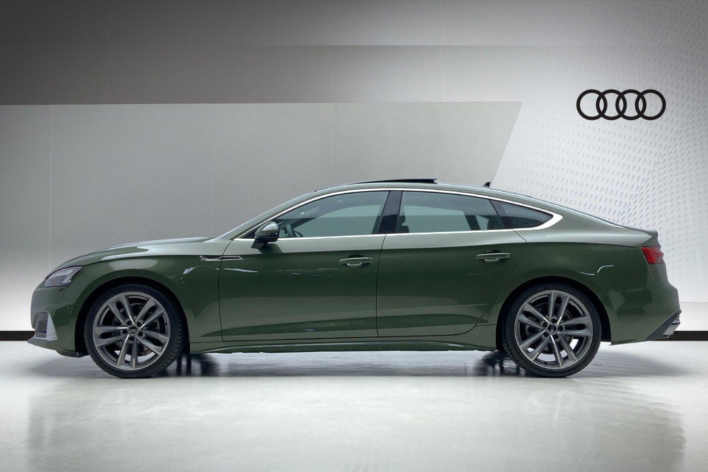 Audi A5 Sportback 2023 | Green | Audi Approved :plus | Dubai